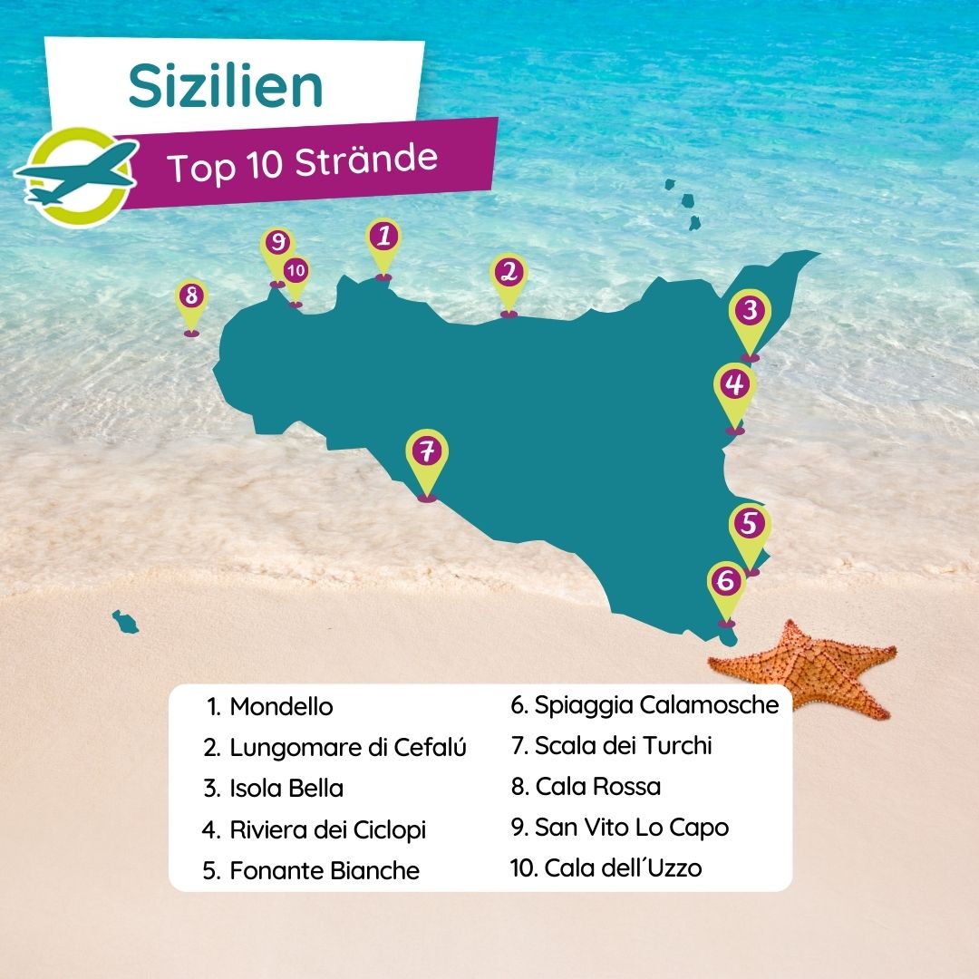 Top 10 Strände auf Sizilien | Restplatzbörse